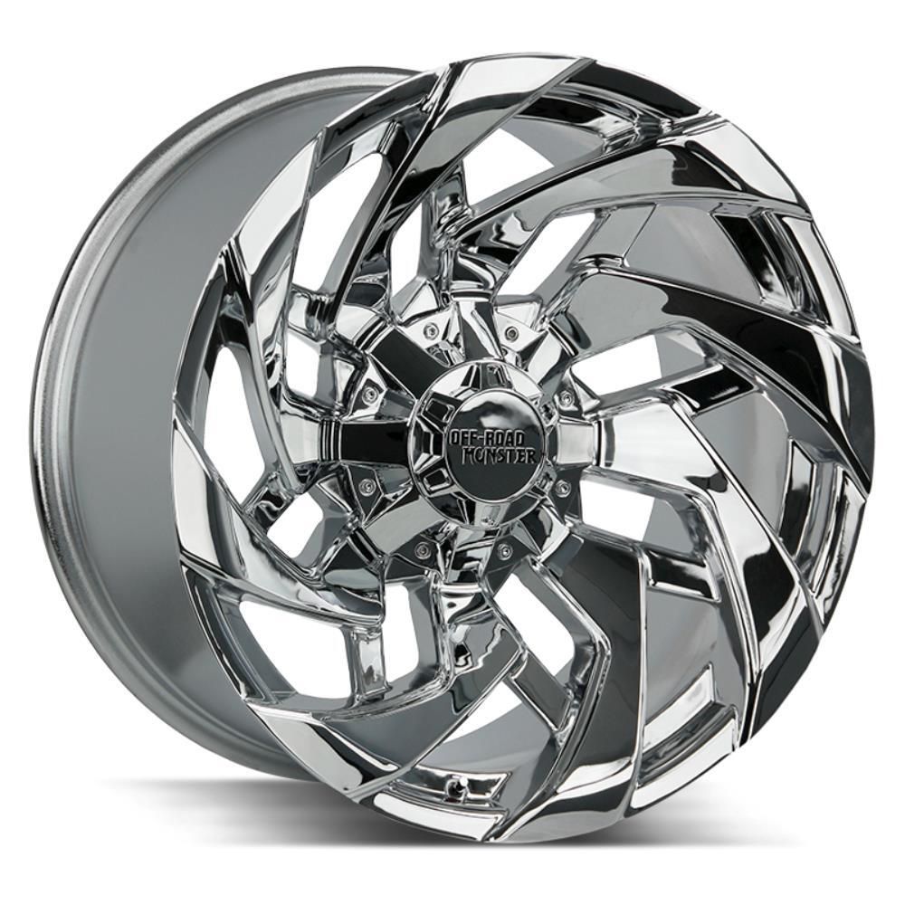 20 inch 20x10 Off Road Monster M24 Chrome wheels rims 8x170 -19 | eBay