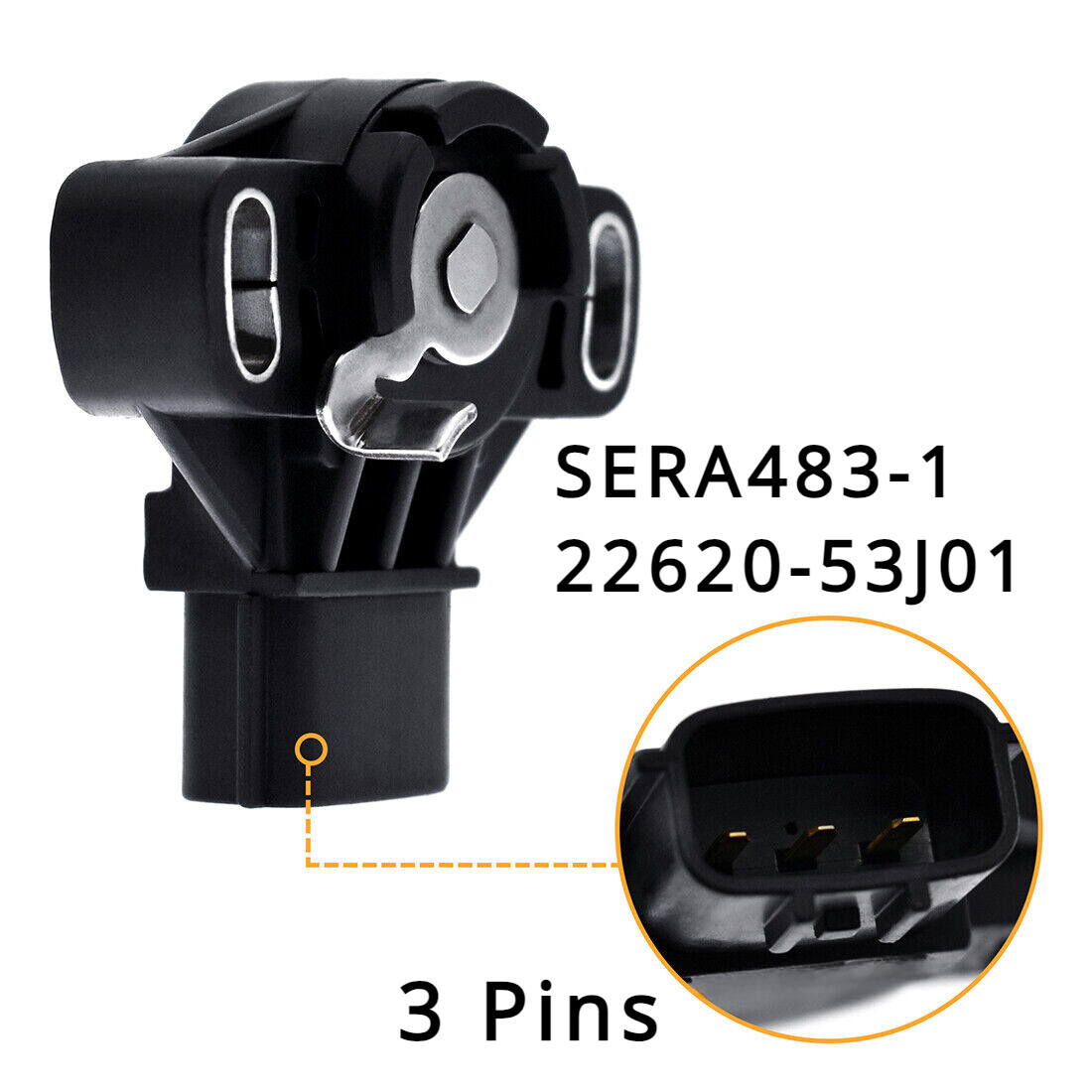 1 Pc Throttle Position Sensor SERA483-1 For Nissan Bluebird SR20 U13 ...