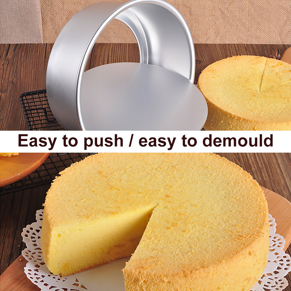 4/5/6/8/10 Inch Cake Mold Round DIY Cakes Pastry Mould Baking Tin Pan ...