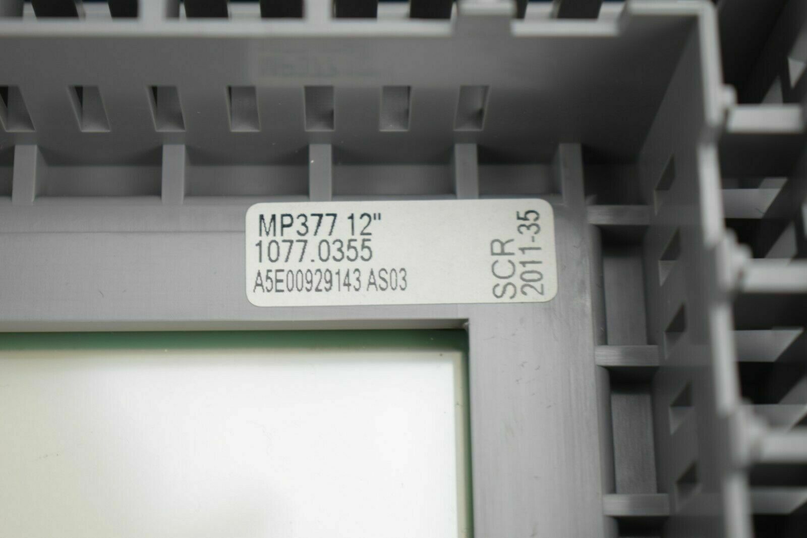 Siemens Simatic HMI Mp377 12'' Front Screen A5E00929143 for sale online ...