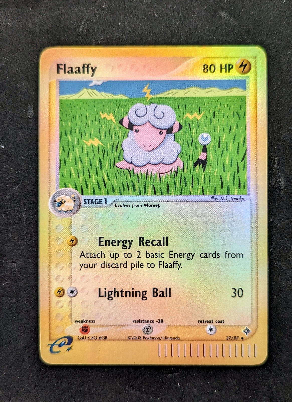 2003 Pokemon EX Dragon Flaaffy | 27/97 | Reverse Holo Uncommon WOTC ...