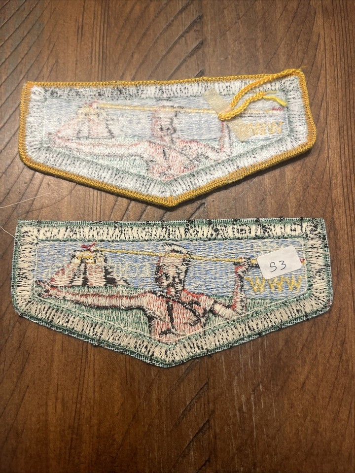 Lodge 358 Echeconnee flap, flaps Boy Scout uniform, order of the arrow ...