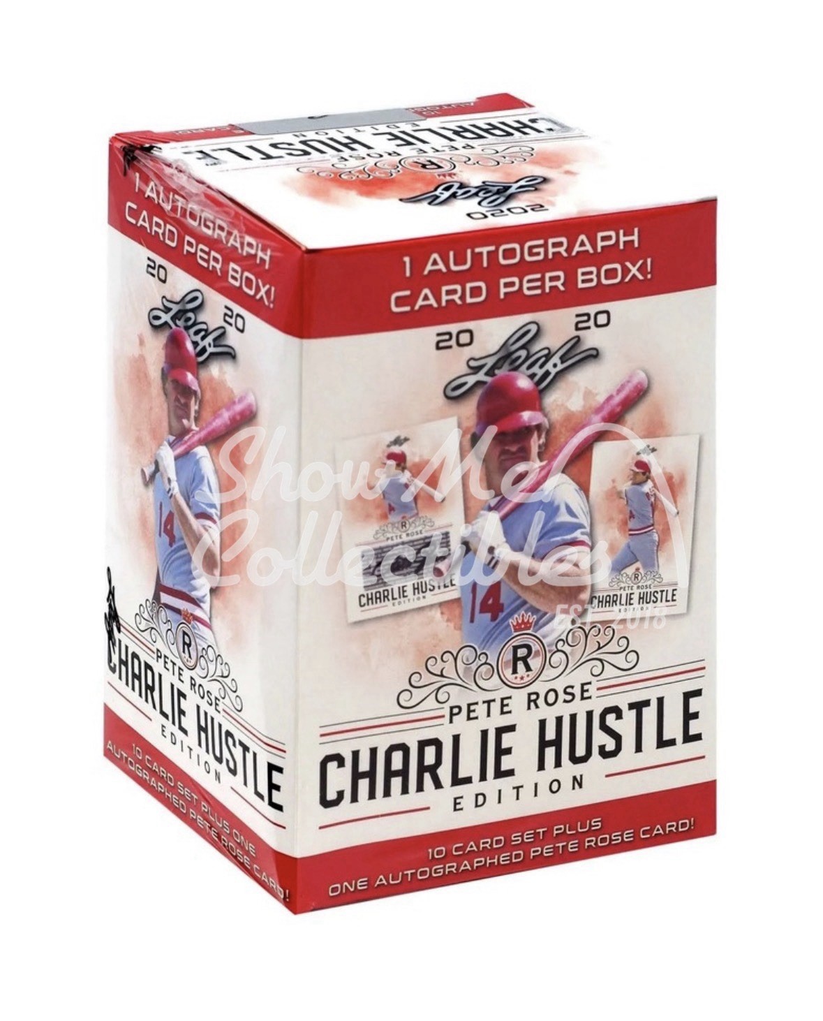 2020 Leaf Pete Rose Charlie Hustle Edition Blaster Box 1 PETE ROSE AUTO ...