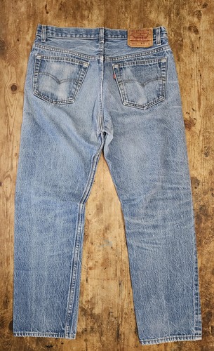 Vtg Levis 501 xx Jeans Mens 35 X 32 ( 32 X 29 ) Made USA Button Fly ...