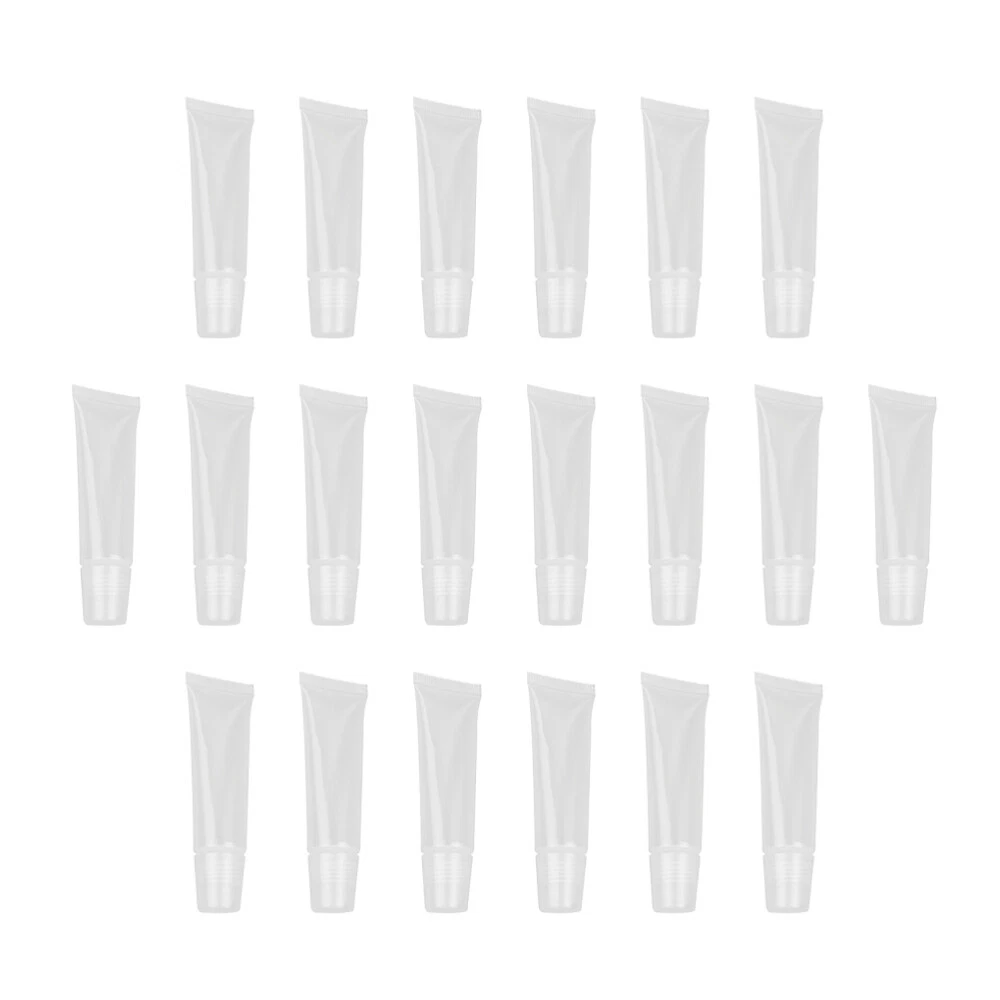 Empty Lip Gloss Squeeze Tubes