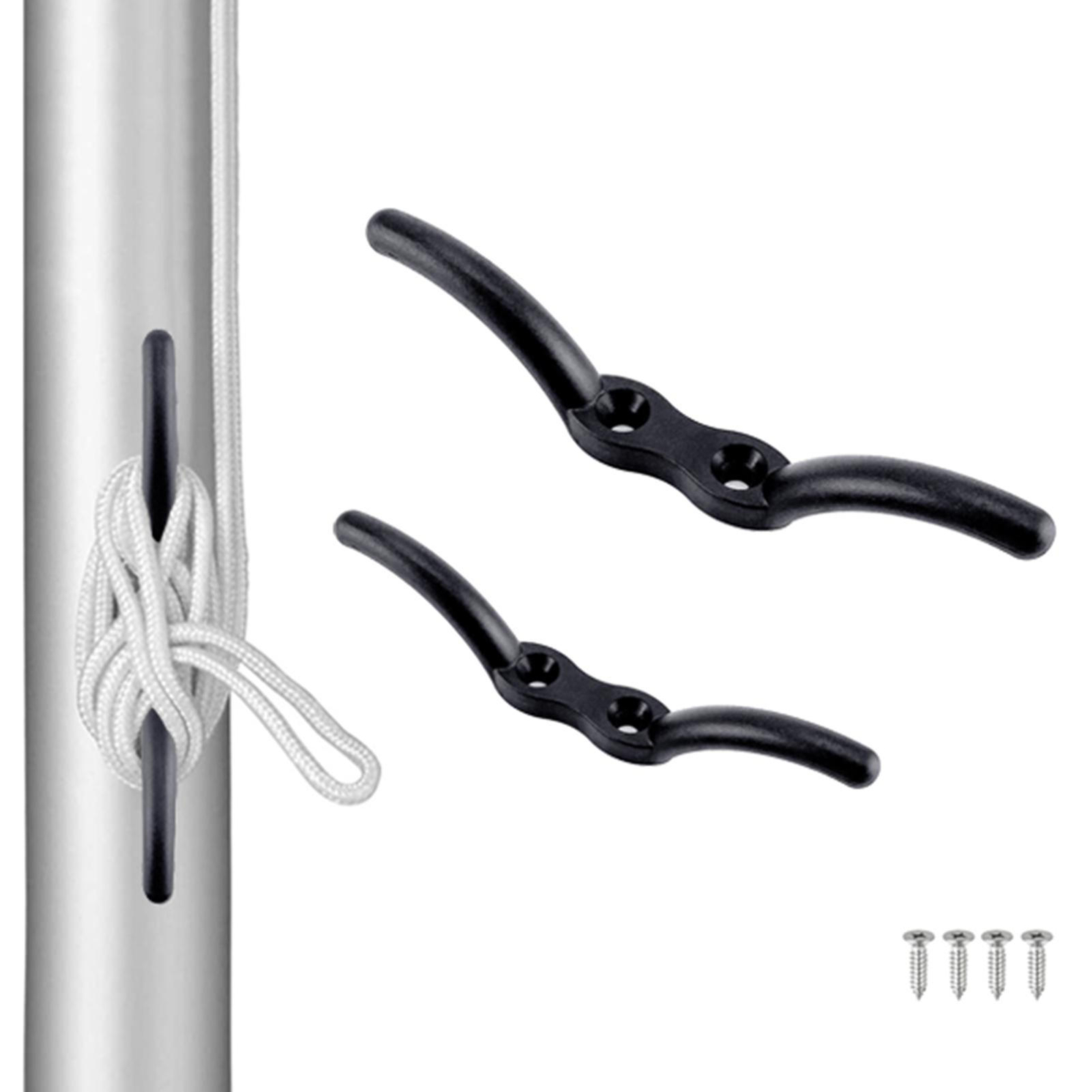 Nylon Flagpole Hook Sailing Mast Tether Hook Rope Mooring Bollard Cable ...