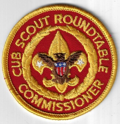 Cub Scout Roundtable Commissioner Position Patch Authentic Issue [MA133 ...