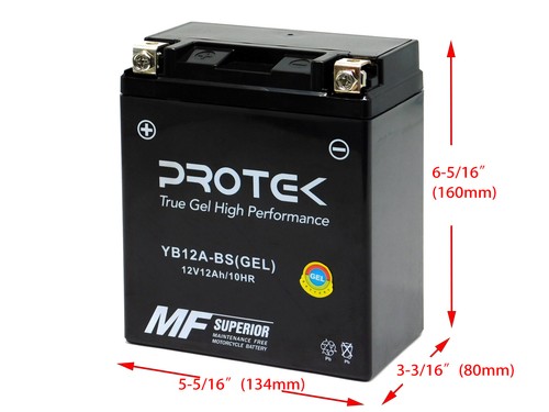 YB12A-A YB12A-B 12N12A-4A-1 Motorcycle 12V AGM GEL Battery Factory ...