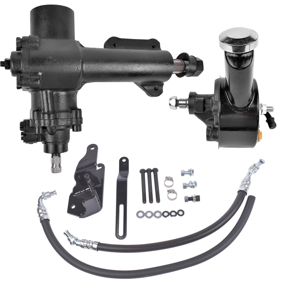 For 55-57 Chevy Bel Air 210 500 Series Power Steering Gear Box ...