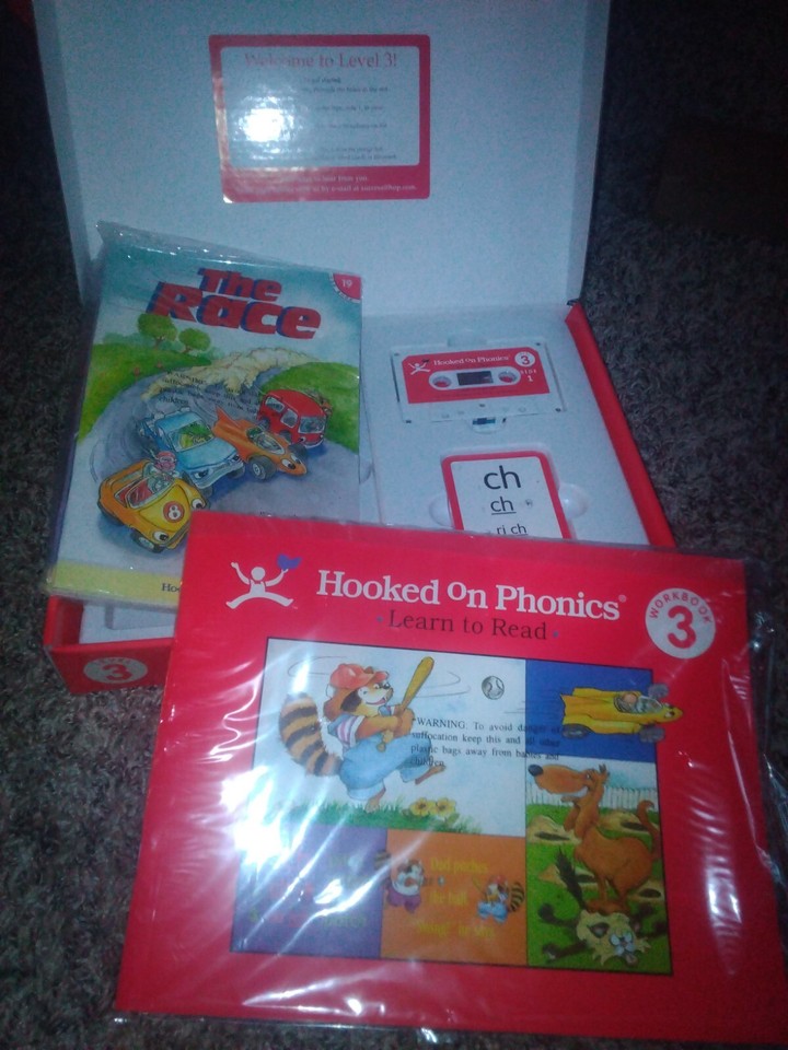 Hooked on Phonics Learn to Read Deluxe Set Levels 1 2 3 4 5 Complete ...