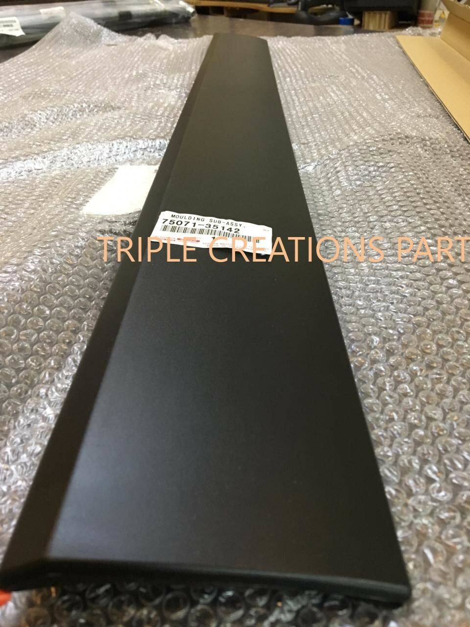 75071-35142 GENUINE OEM TOYOTA MOULDING FRONT DOOR, OUTSIDE RH ...