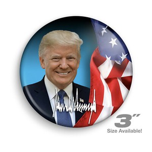 3 inch Pin | DONALD TRUMP Photo Button | eBay