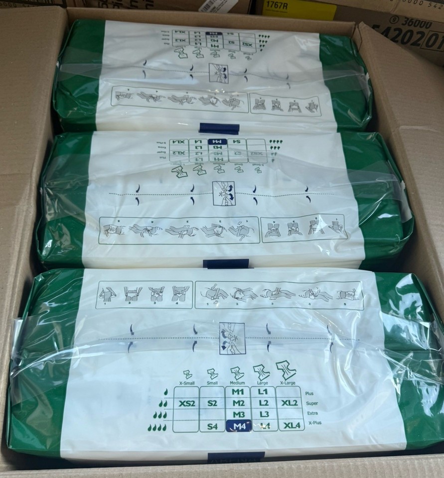 Abena Abri-Form Comfort Plastic-Backed Briefs, Level 4, (Medium To ...