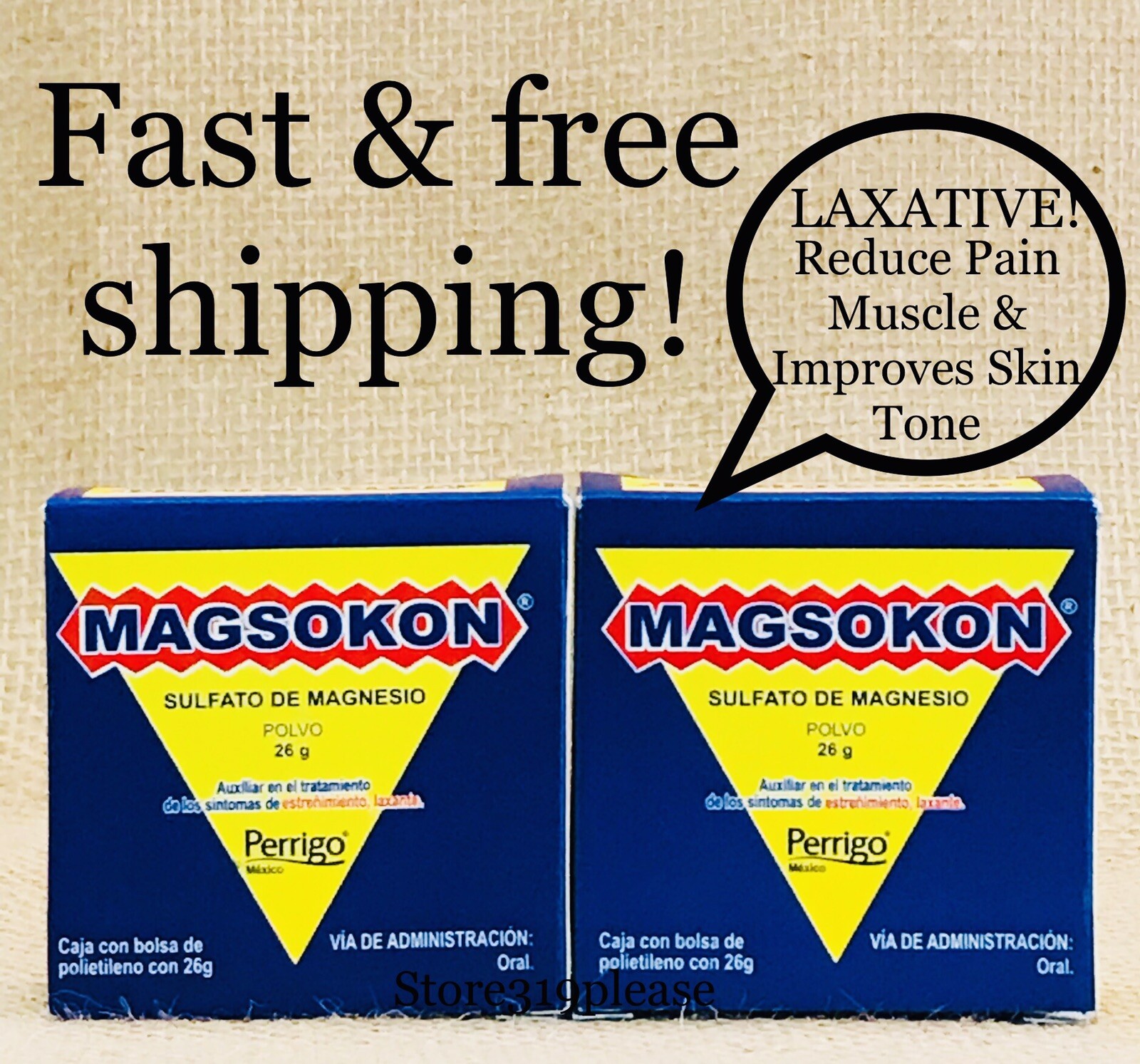 MAGSOKON SULFATO DE MAGNESIO 26g | eBay