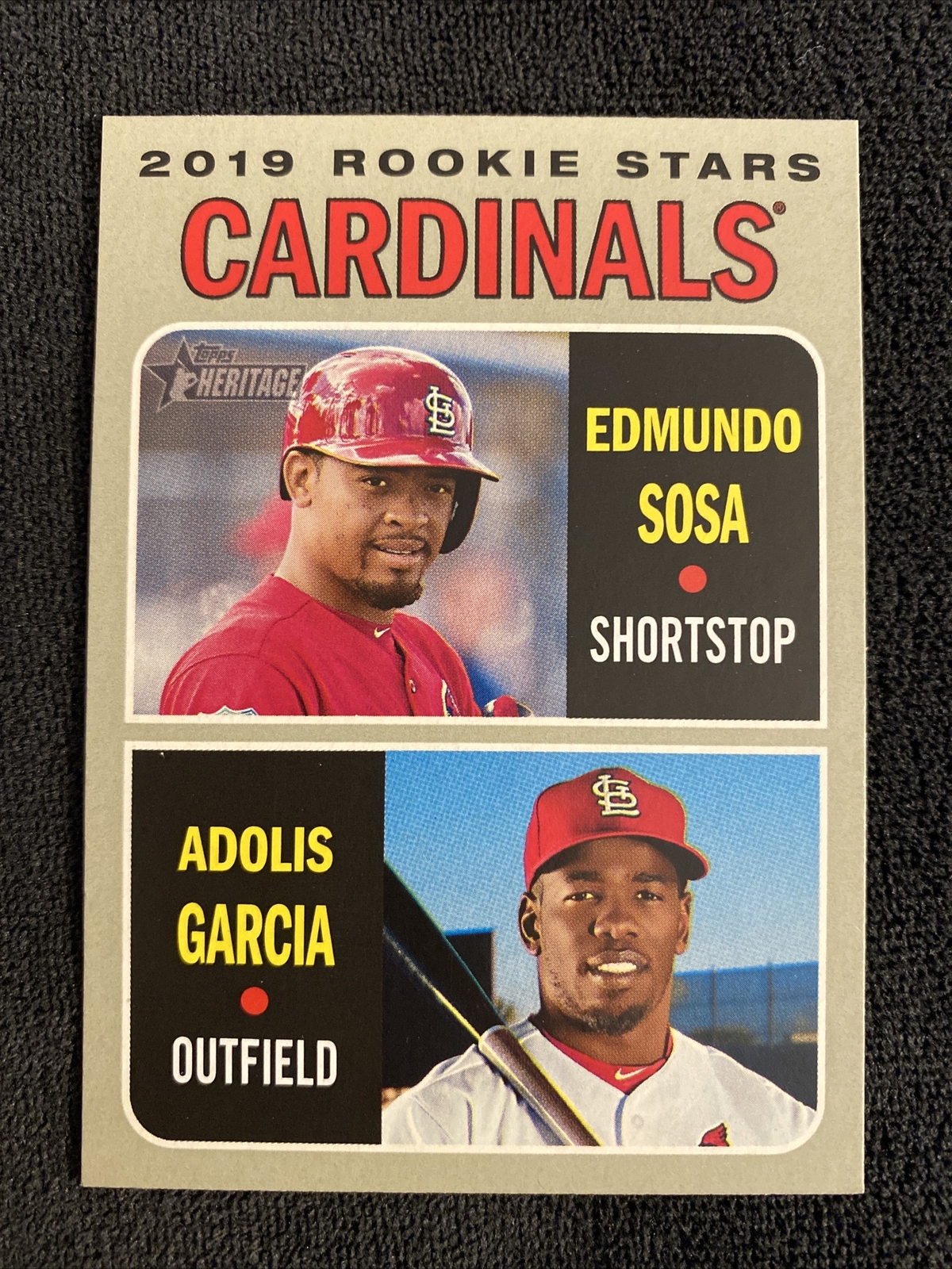 2019 Topps Heritage Adolis Garcia Rookie Stars #286 Texas Rangers RC | eBay