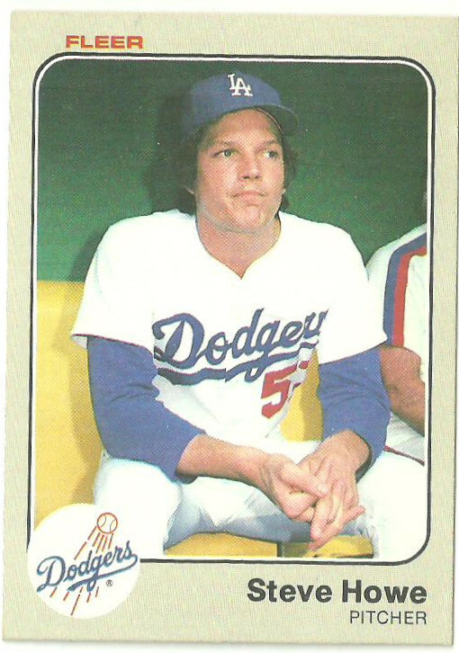 STEVE HOWE LOS ANGELES DODGERS #209 - FLEER NM-MT 1983 | eBay