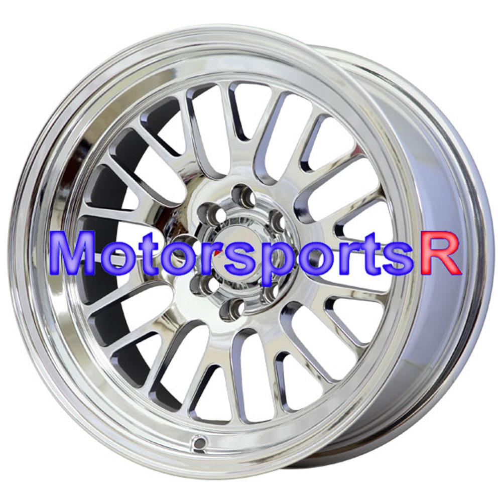 XXR 531 15x8 Platinum Rims Wheels Deep Lip Mesh Stance 4x100 83 91 BMW ...