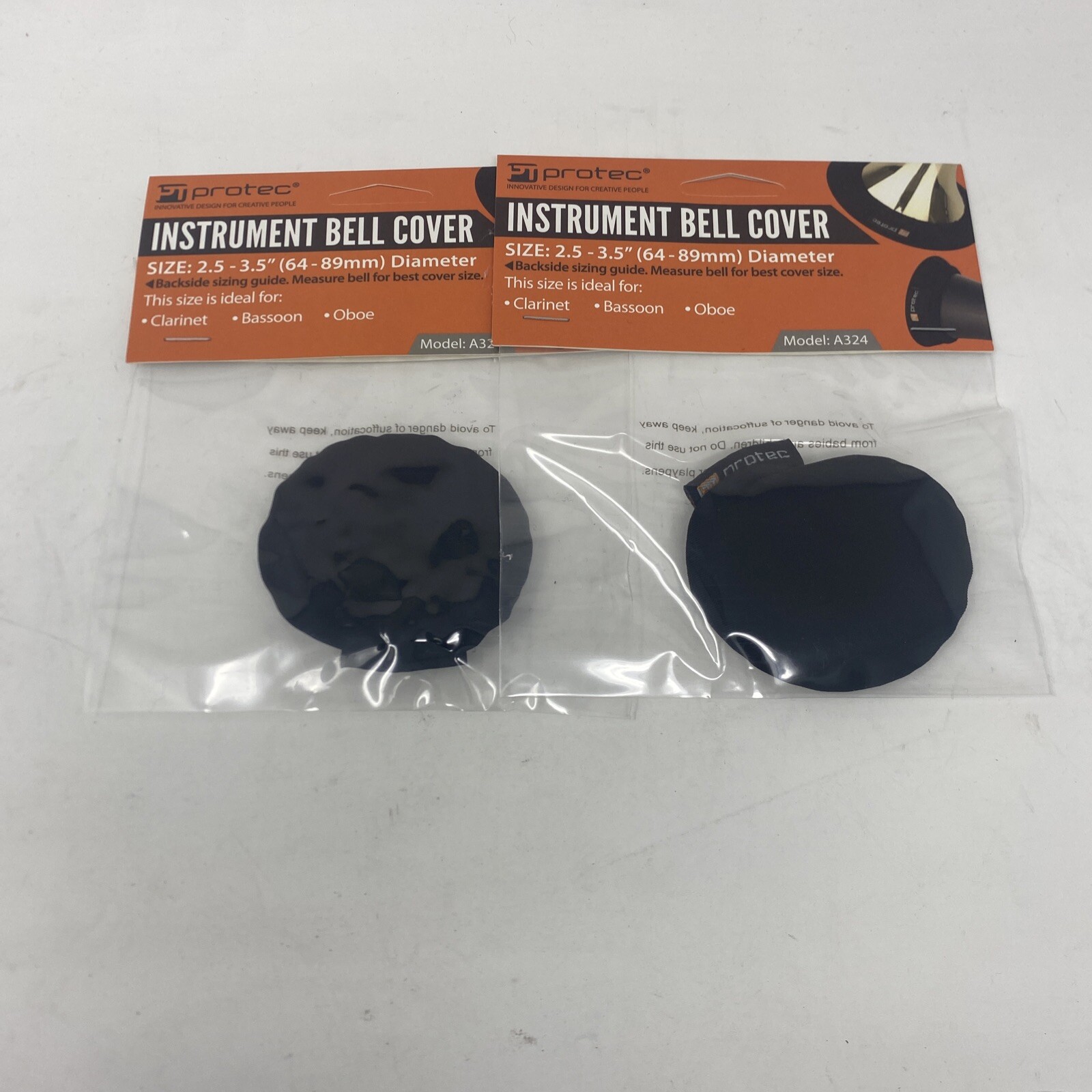 Protec Instrument Bell Cover 2.5-3.5” Ideal for Clarinet Oboe and ...