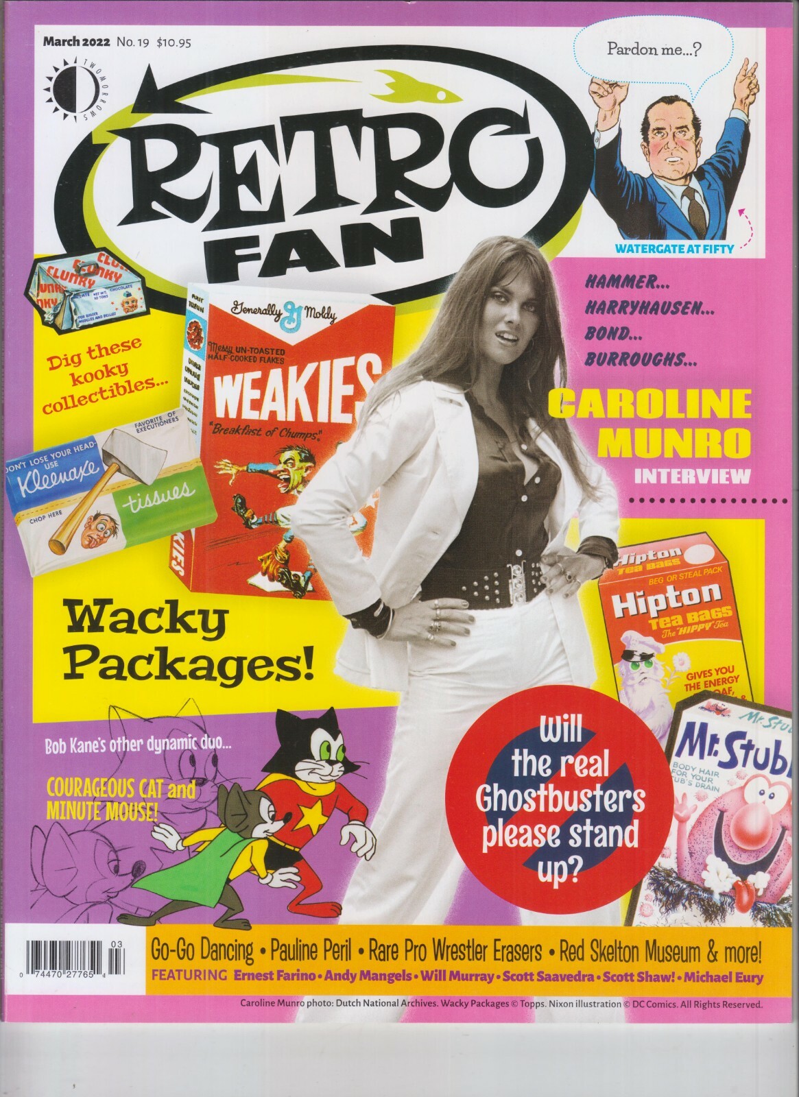 CAROLINE MUNRO RETRO FAN MAGAZINE MAR 2022 ISSUE #19 | eBay