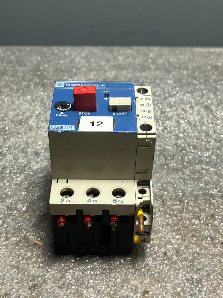 GV1-M08 Telemecanique Motor Starter with GV1-A01 | eBay