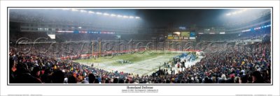New England Patriots HOMELAND DEFENSE (2003) Gillette Stadium Panoramic ...
