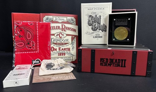 Red Dead Redemption 2 Collector's Box CIB SOME ITEMS STILL SEALED | eBay