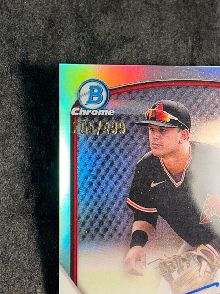 2023 Bowman Chrome 1st REFRACTOR PROSPECT ROOKIE AUTO Tim Tawa 205/499 ...