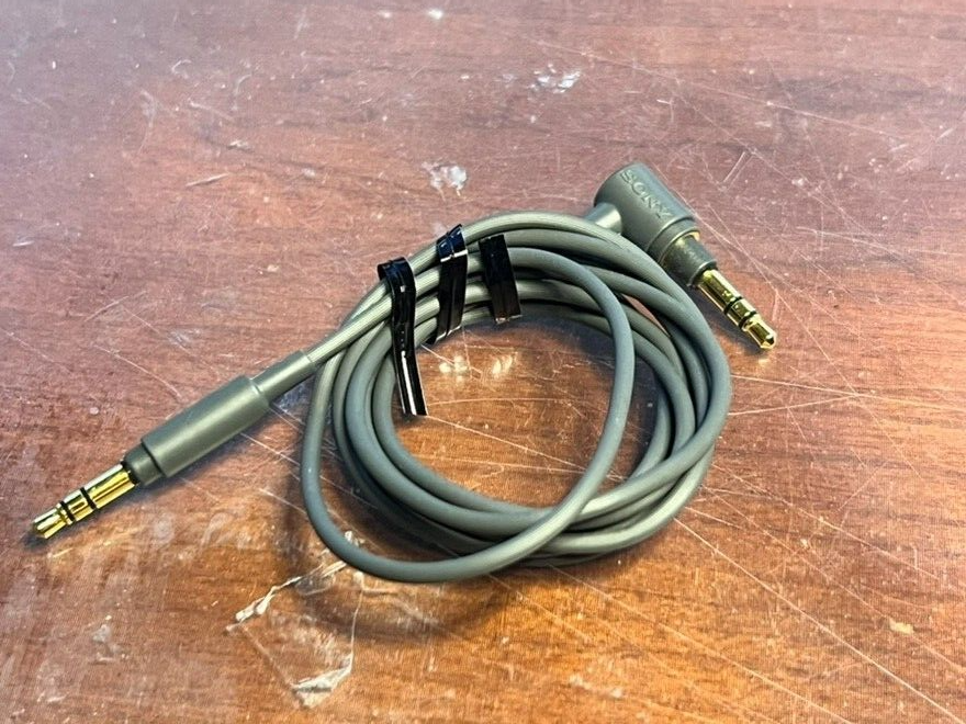 Genuine Sony Pro 3.5mm AUX Audio Cable/Cord(Gray)- WH-CH700N WH-CH710N ...