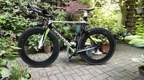 Cannondale Slice TT Bike. Size 54cm. 90mm Deep Carbon Wheels. | eBay UK