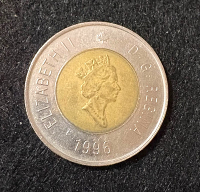 1996 Canada 2 Dollars Coin $2 Queen Elizabeth II Polar Bear AU #2 | eBay