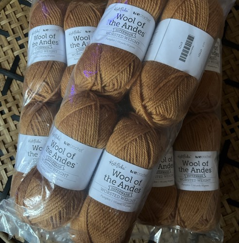 Wool Of The Andes Superwash “Pumpkin” 14 Skeins | eBay