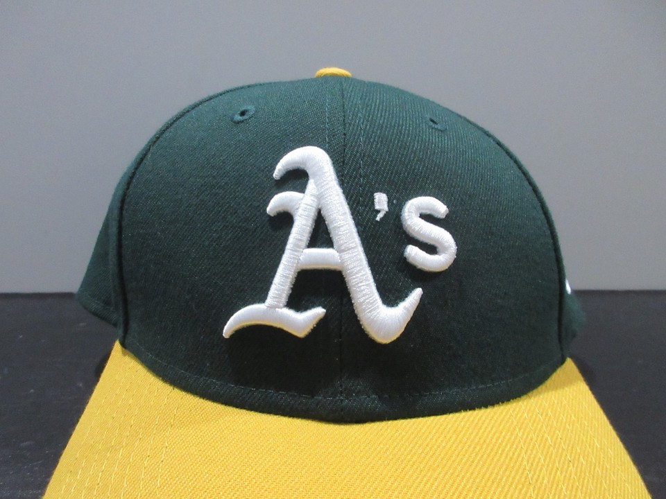 Oakland Athletics A's Hat Cap Strap Back Green Yellow MLB Baseball New ...