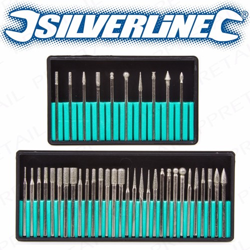 10/30Pc DREMEL DIAMOND BURR BIT SET Rotary Tool Engraving Tiles Stone ...