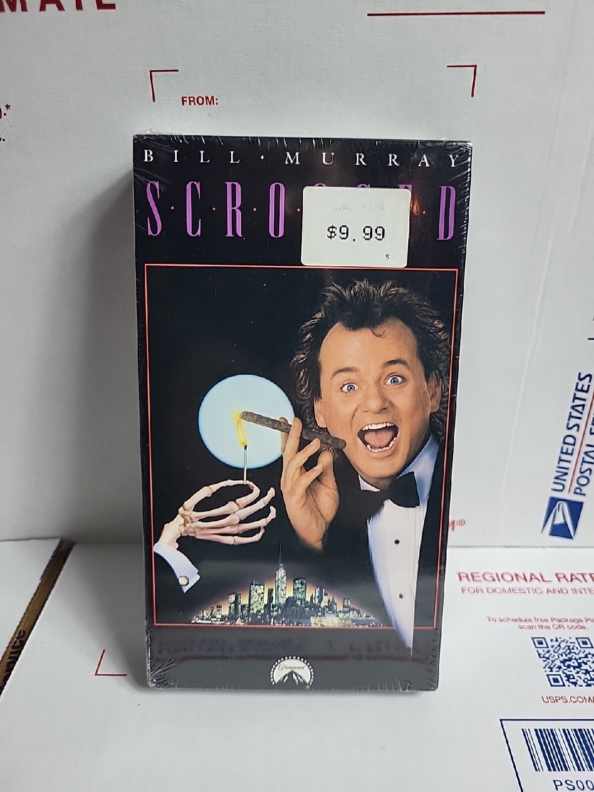 Scrooged Paramount 1988 VHS 80s Christmas cult comedy Bill Murray NEW ...
