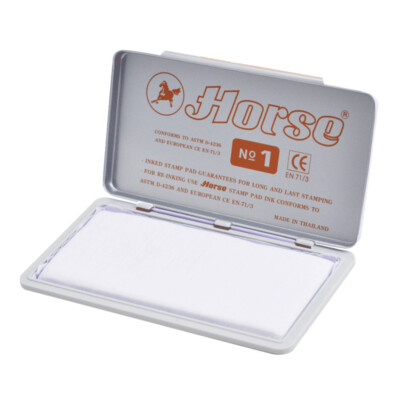 HORSE Plan UN-INK Stamp Pad Empty Ink Pad No.1 Large Size 7.4 x 15 cm ...