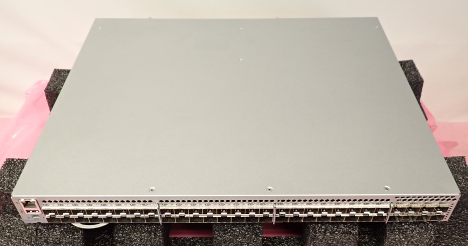 New Brocade Dell EMC DS-7720B G720 48x 64GbE SFP+ 8x 2x64G SFP-DD 24Act ...