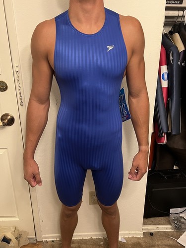 Speedo aquablade Bodysuit Swimsuit Speedsuit Kneeskin racing Olympic ...