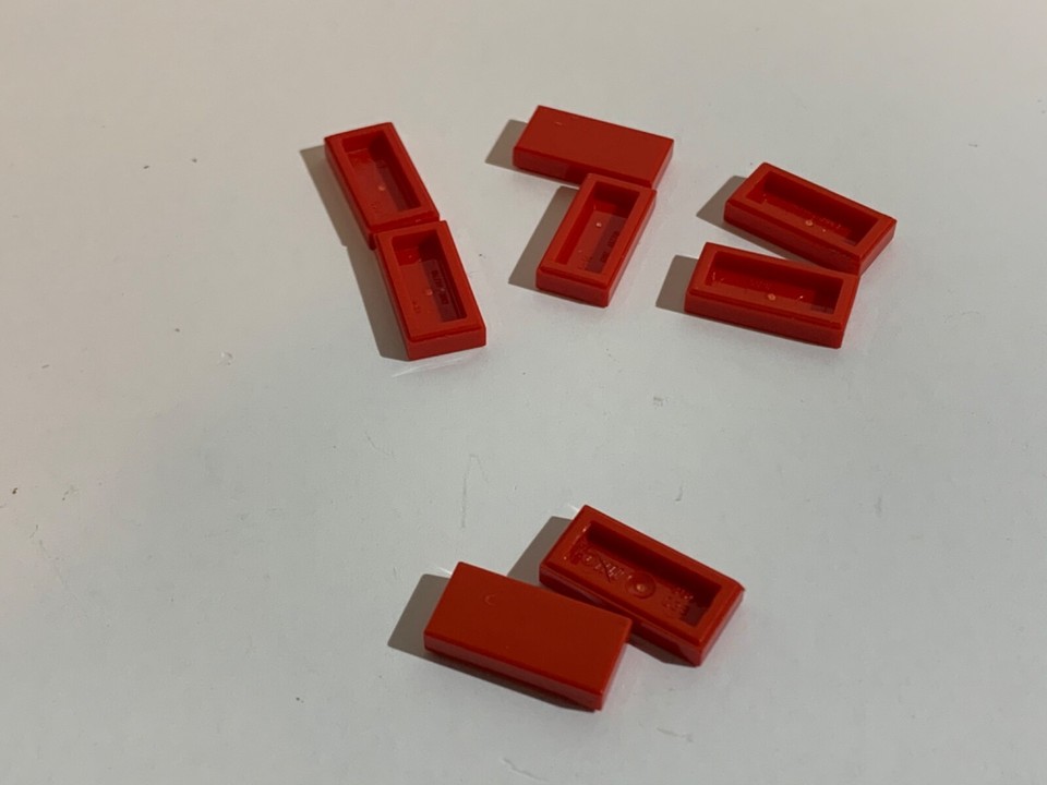 LEGO Parts 3069 (8pcs) Tile 1x2 w Groove Choose Color | eBay