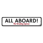 All Aboard Sign, Personalized Express Train Sign, Custom Train Metal ...