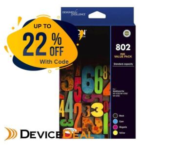 Epson 802 Standard Capacity DURABrite Ultra CMYK Colour Ink Cartridge ...