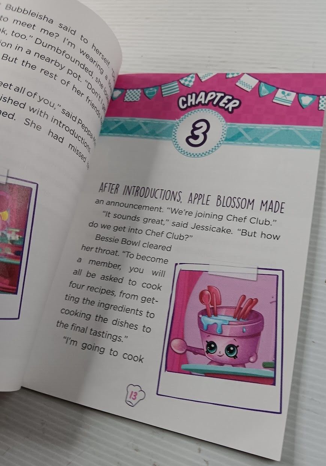 Shopkin paperback book bundle x 4 books - collectors guide, chef club ...