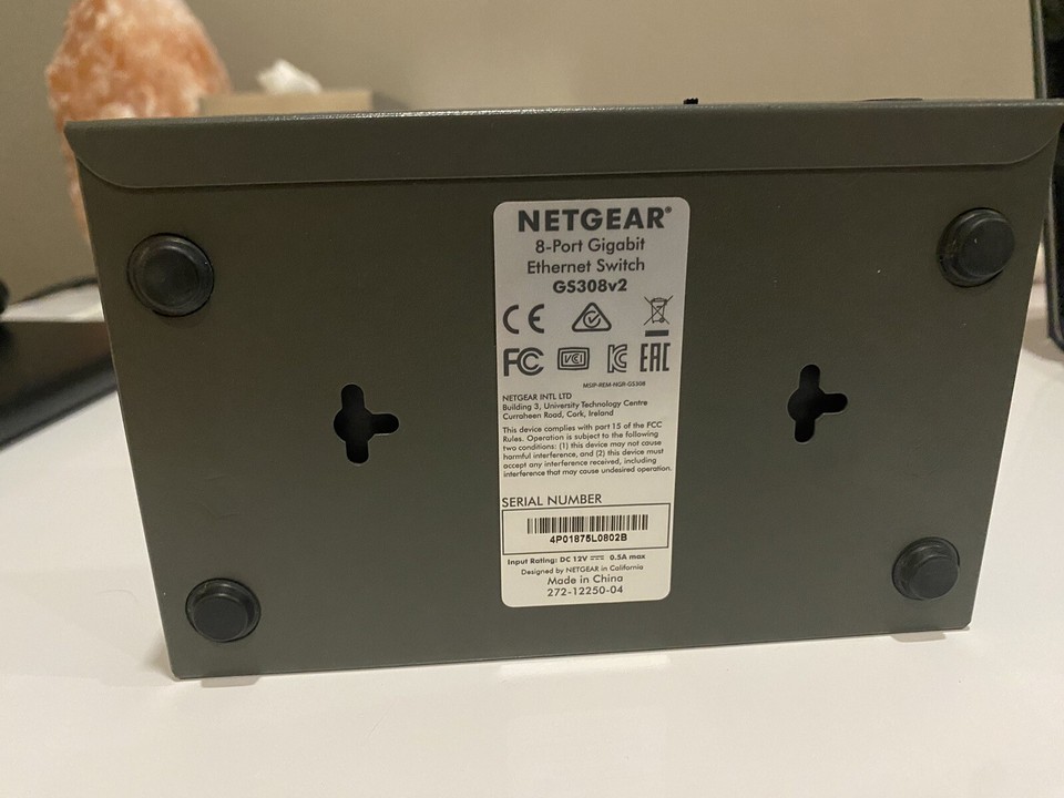 NETGEAR Switch - 8-port 10/100/1000mbps Gigabit Switch GS308v2 ...