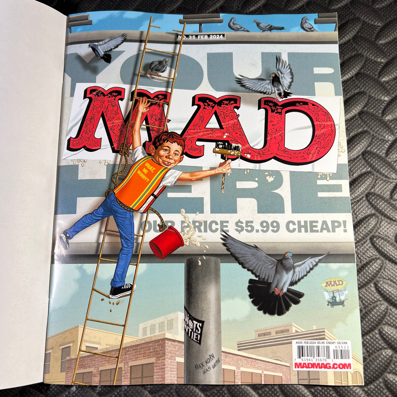 MAD MAGAZINE #35 FEB 2024 THE ADS ISSUE PLACE YOUR AD HERE GPK ARTISTS ...