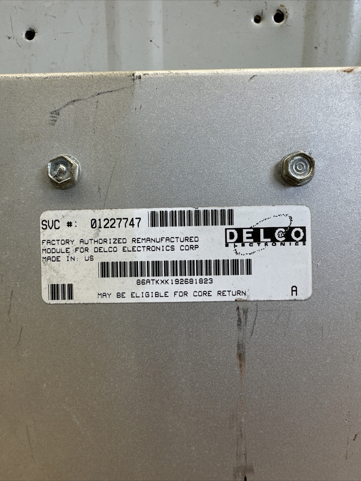 1985-1991 CHEVY GMC SUBURBAN COMPUTER MODULE DELPHI 01227747 OEM | eBay