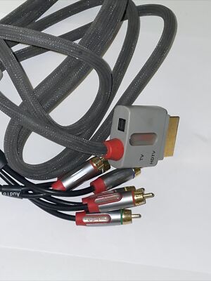 Original Xbox 360 HD AV Composite Component Cable Authentic OEM Cables ...