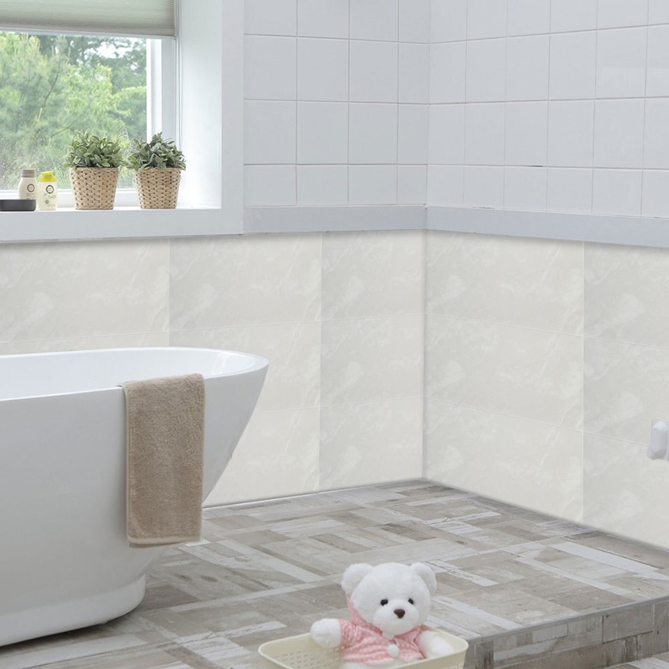 10pcs Self-Adhesive Grey Marble PVC Cladding Wall Panels for Bathroom ...