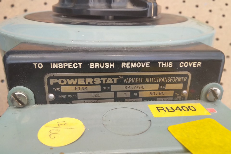 POWERSTAT F136 20 VARIABLE AUTOTRANSFORMER | eBay