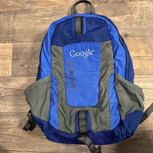 Patagonia Google Employee Backpack Blue Multiple Pockets RARE Hiker ...