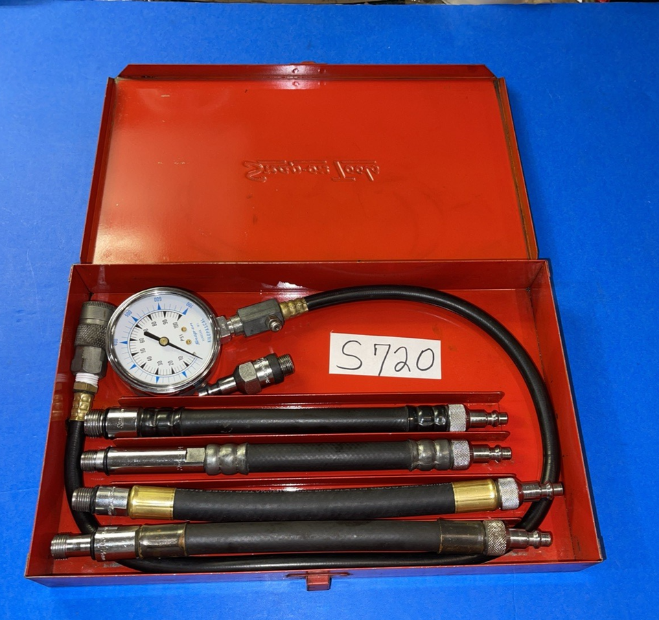 SNAP-ON TOOLS 6 PIECE COMPRESSION GAUGE TEST KIT | eBay