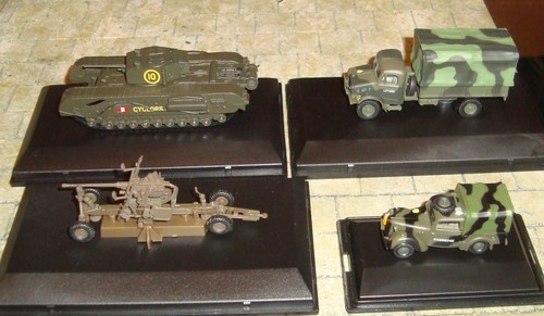 CHURCHILL TANK, BEDFORD OY 3TON 15th SCOTTISH, BOFORS GUN & AUSTIN ...